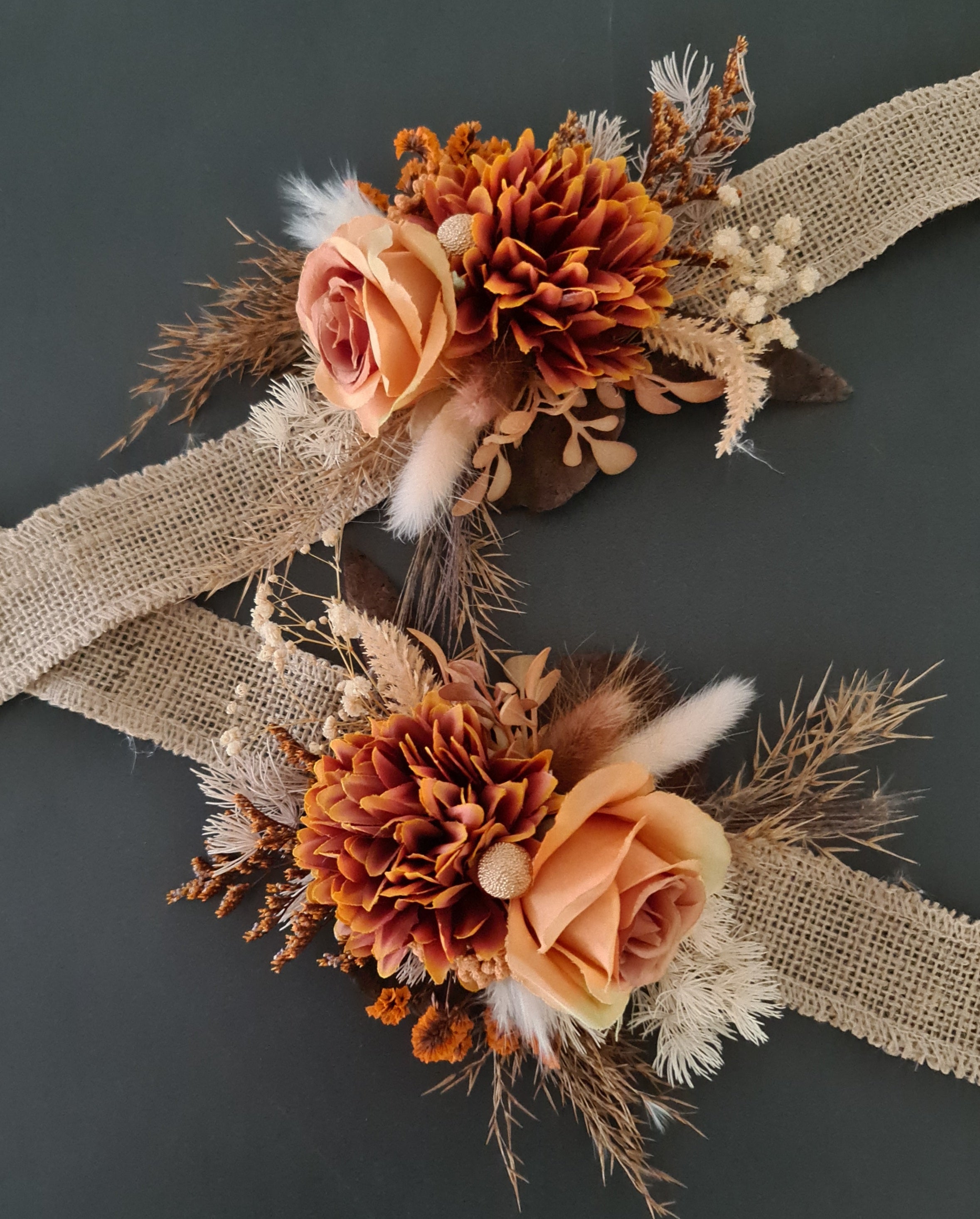 Rustic wedding corsages – Amazing Blooms AU